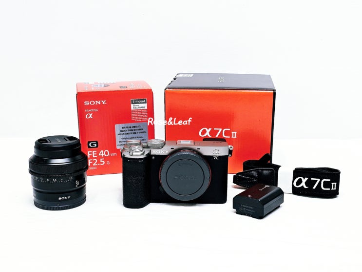 소니 A7C2 풀프레임 미러리스 카메라 SEL40F25G 렌즈 개봉기 : 네이버 블로그