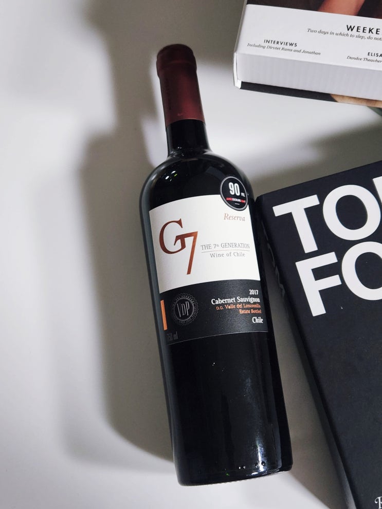 이마트와인추천! G7 Reserva Cabernet Sauvignon 2017(G7 리제르바 카베르네 쇼비뇽 2017) 칠레와인 ...