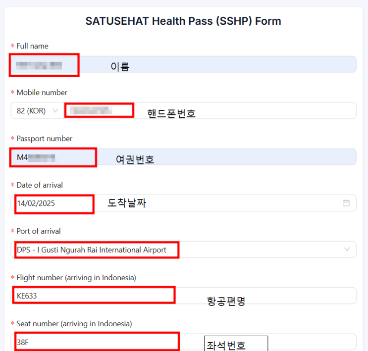 발리 헬스패스 전자세관신고서 작성방법 사이트 최신판발리입국 준비입국 서류 끝 네이버 블로그