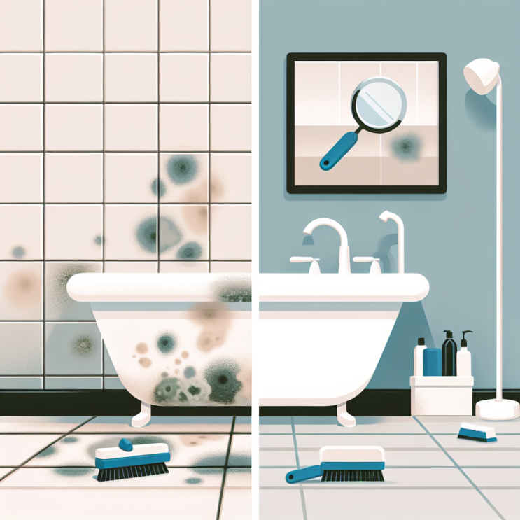 화장실 줄눈 쉽고 효과적인 곰팡이 제거 방법 : 네이버 블로그