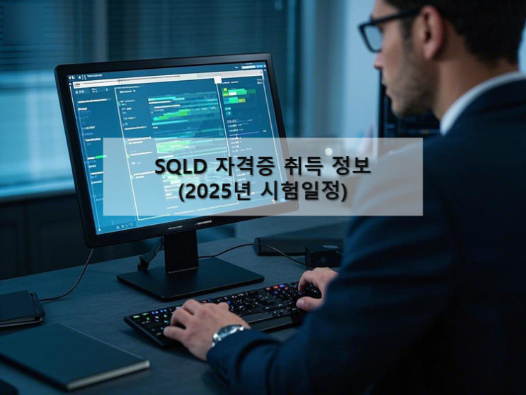 SQLD 자격증 취득 정보 및 2025년 시험일정 : 네이버 블로그