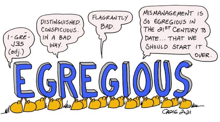 멋진 영단어 egregious - 지독하게 나쁜, 뜻 : 네이버 블로그