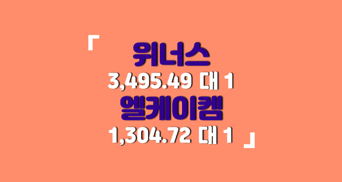 위너스 엘케이켐 대한광통신 청약 최종경쟁률 균등배정 주식 수 비례경쟁률 예상배정주식 수 네이버 블로그