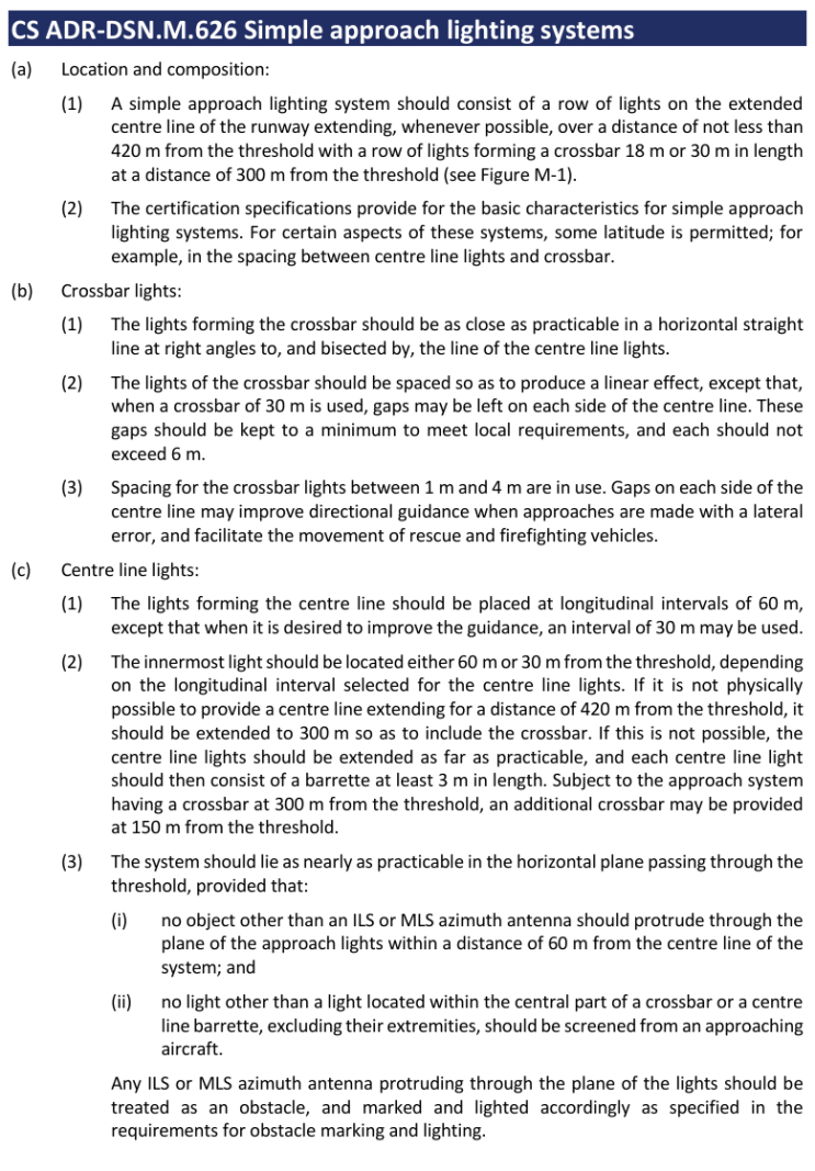 EASA 기준 설명 (123) Simple approach lighting systems : 네이버 블로그