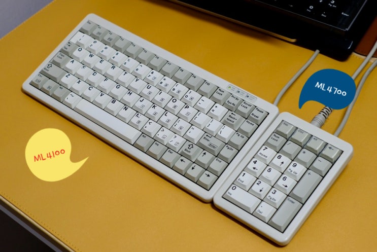 체리 기계식 키보드 ML4100(G84-4100) + ML4700 숫자키패드 소개 (ft. 로우프로파일 키보드) : 네이버 블로그