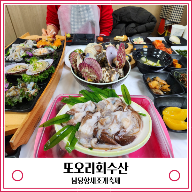 홍성 남당항새조개축제 남당리 새조개 맛집 또오리회수산 네이버 블로그