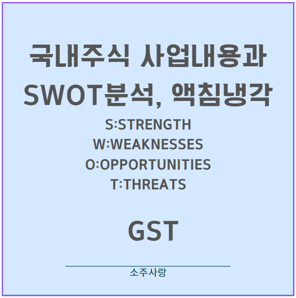 GST 사업 내용과 SWOT분석 그리고 액침냉각 : 네이버 블로그