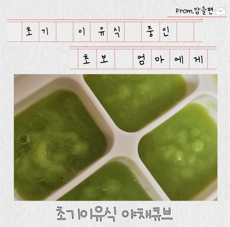 토핑 죽이유식 양배추 오이 단호박 애호박 감자큐브 초기이유식야채큐브만들기 네이버 블로그
