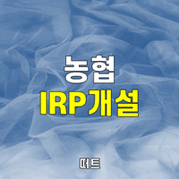 농협 IRP 계좌개설 및 해지 신청 및 절차 수령선택 시 주의 : 네이버 블로그