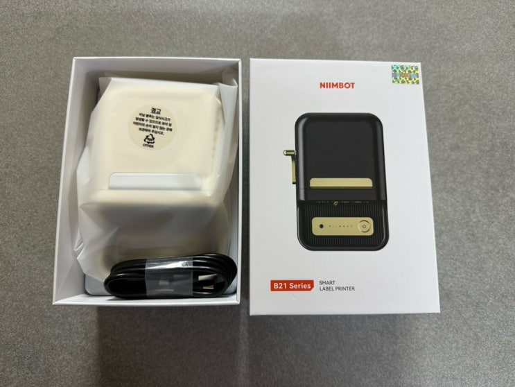 님봇NIMBOT B21 라벨프린터 (내돈내산 찐후기) : 네이버 블로그