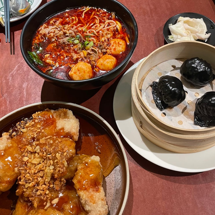 여의도 더현대 서울 맛집 만두 꿔바로우 우육면 웨이팅 후기 네이버 블로그
