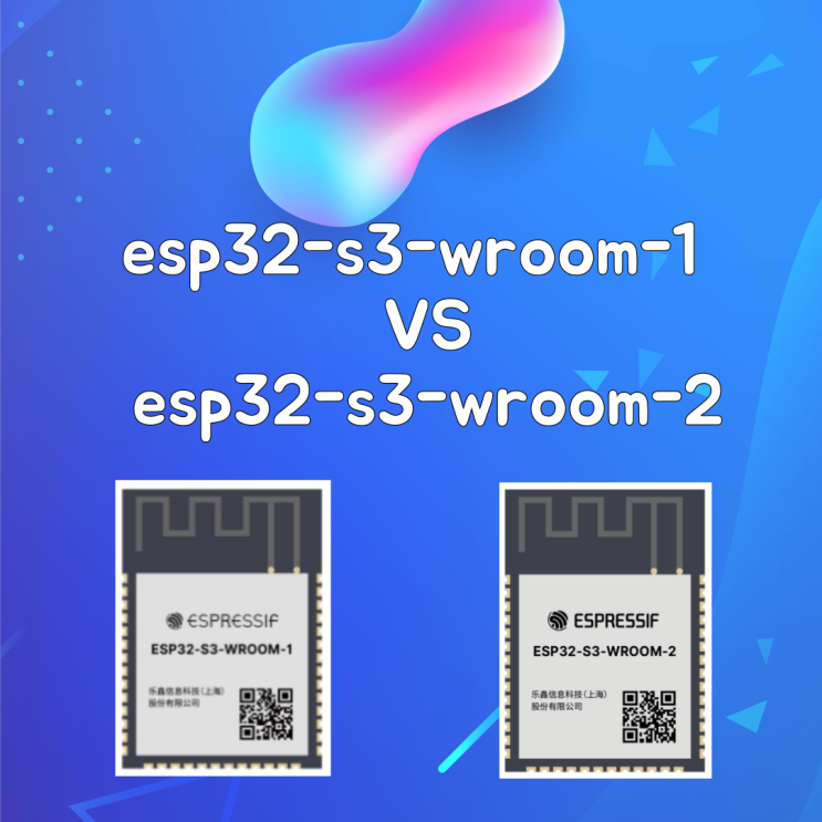 ESP32-S3-WROOM-1 vs ESP32-S3-WROOM-2 비교표 : 네이버 블로그