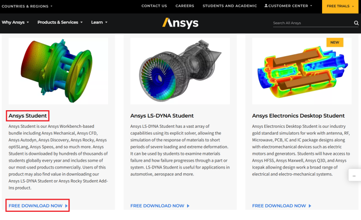 1. ANSYS 학생용 프로그램 다운로드 및 설치 방법(ANSYS 2024 R2 Free Student Software Downloads) : 네이버 블로그