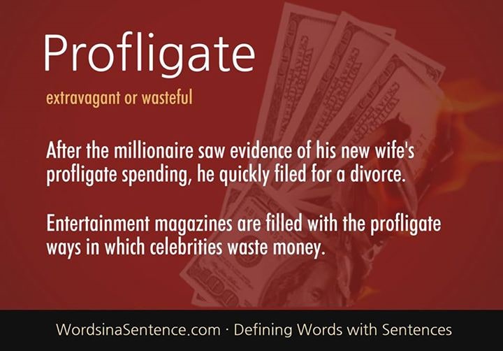 [101 words] 71. profligate : 네이버 블로그