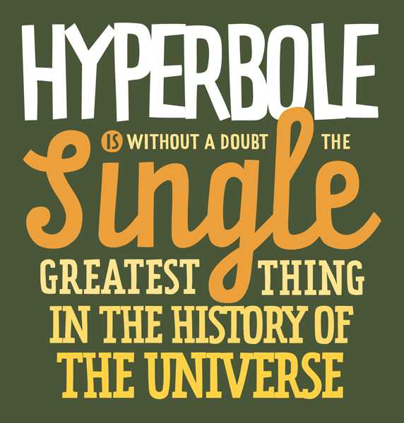 [100 College Graduate Words ] 47. hyperbole : 네이버 블로그