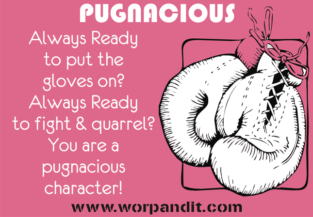 [101 words] 72. pugnacious : 네이버 블로그