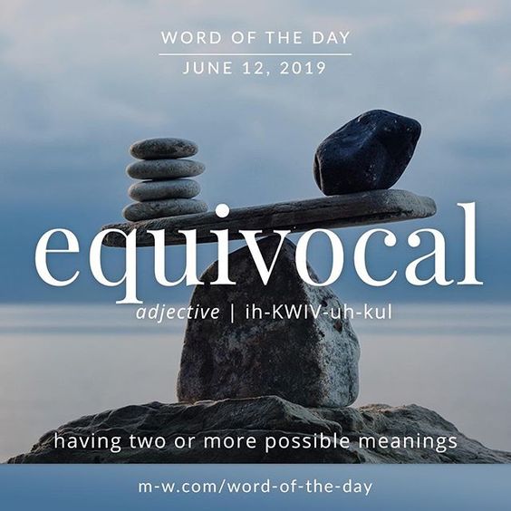 085. equivocal : 네이버 블로그