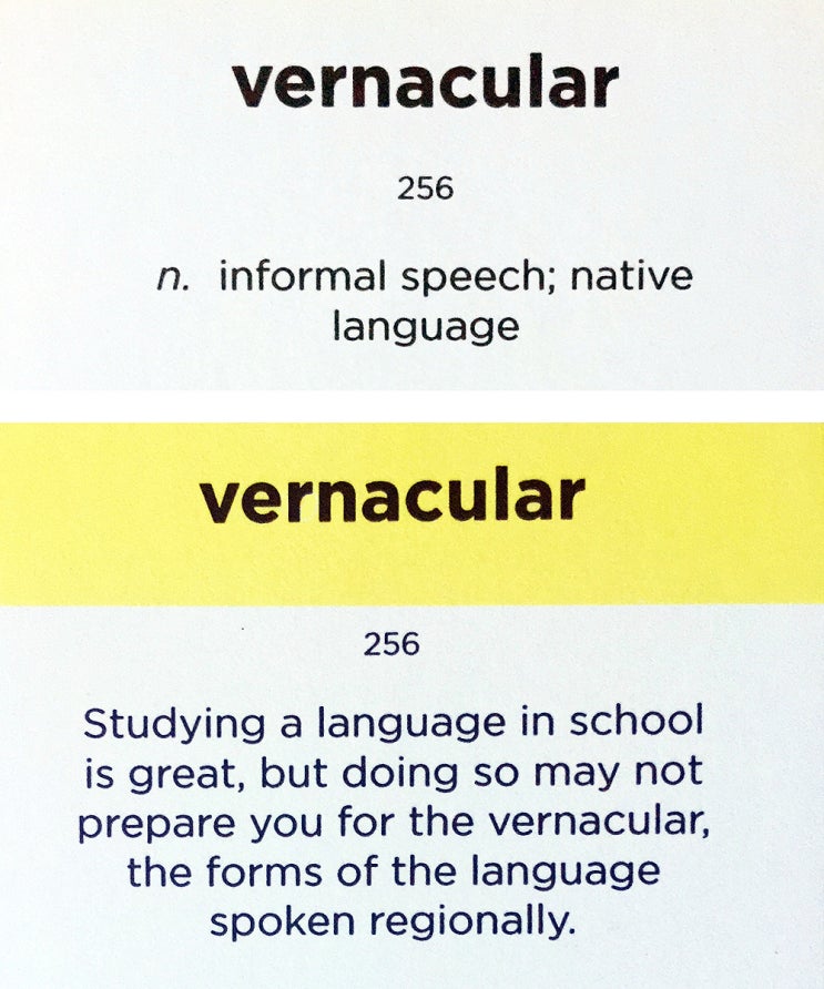 [100 More Words] 91. vernacular : 네이버 블로그