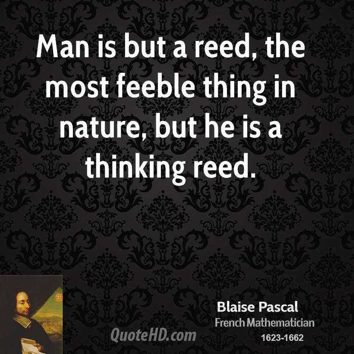 56. Man is a thinking reed. : 네이버 블로그