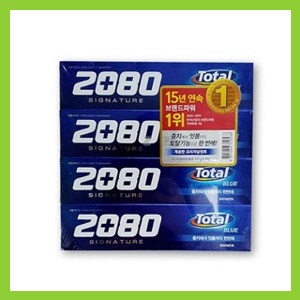 시즌 맞춤 덴탈 2080 시그니처토탈블루 치약 150g 4개입 1세트 생생한 리뷰 : 네이버 블로그