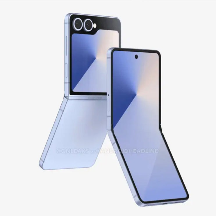 갤럭시 Z플립7 디자인과 크기 확정? 괜찮을까? : 네이버 블로그