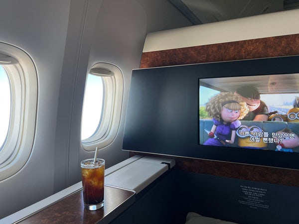 대한항공 파리-인천 KE902 퍼스트클래스 탑승후기/B777-300ER : 네이버 블로그