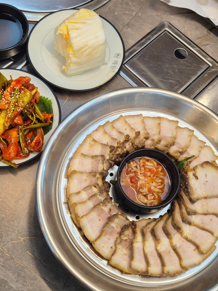 왕십리역 맛집 돌판 오징어볶음과 보쌈 한상 해탄 왕십리역점 네이버 블로그
