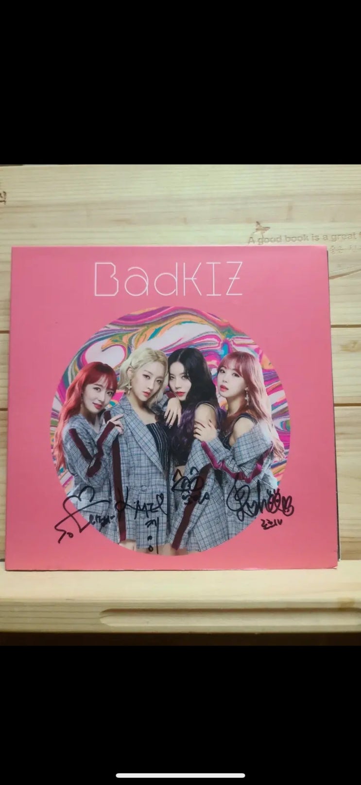 친필싸인CD BADKIZ 배드키즈.4인조걸그룹.2016년 : 네이버 블로그