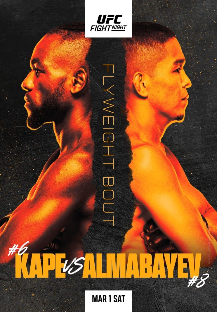 [대진표] UFC Fight Night 253: 마넬 캅 VS 아수 알마바예프 : 네이버 블로그