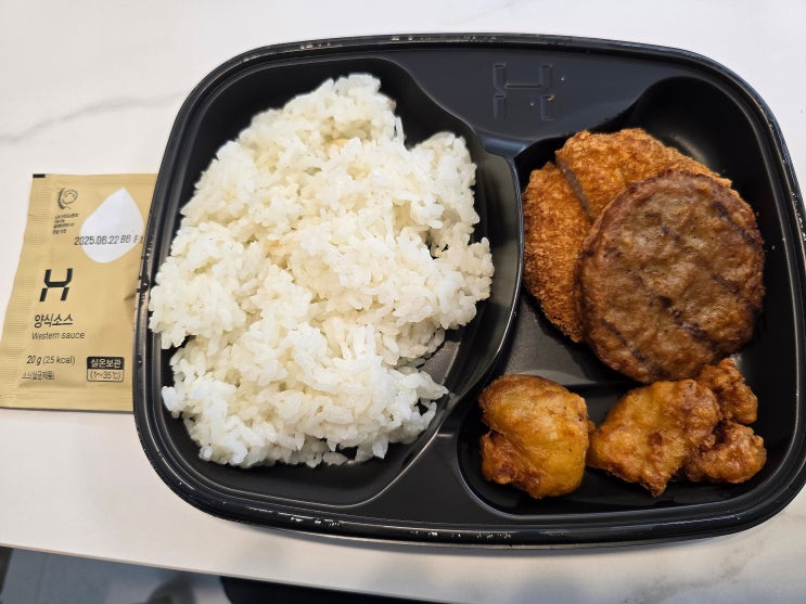 한솥도시락 2025년 3월 신메뉴 - 실속형 막내 도련님 3종 中 돈까스 막내 도련님(Feat. 참치야채감초고추장 비빔밥, 제주 ...