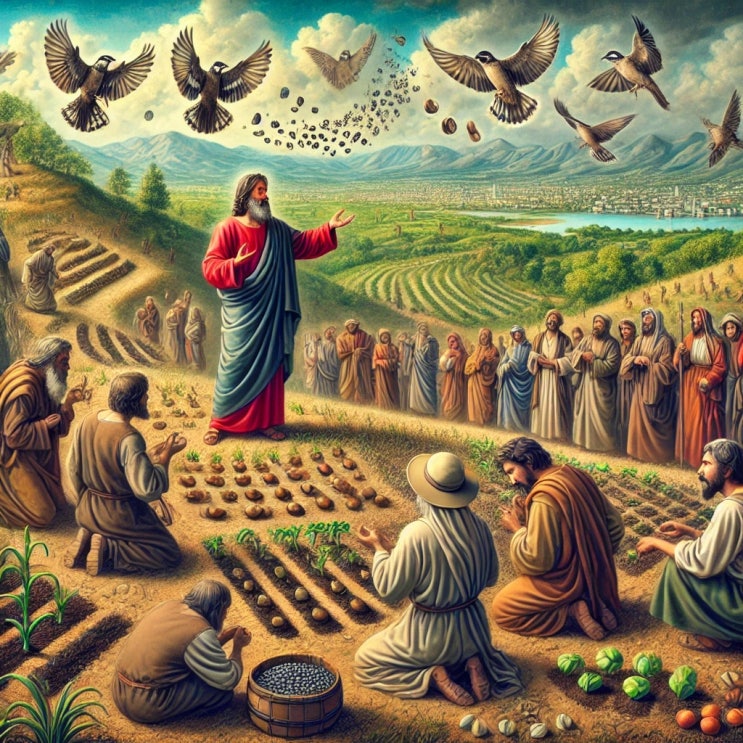 [매일성경]_ 큐티_ 네 가지 밭의 비유_ 누가복음8:1-15 [2025.3.1] : 네이버 블로그