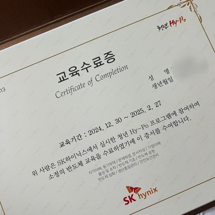 [sk청년hypo] 청년하이포6기 수료 후기 : 네이버 블로그