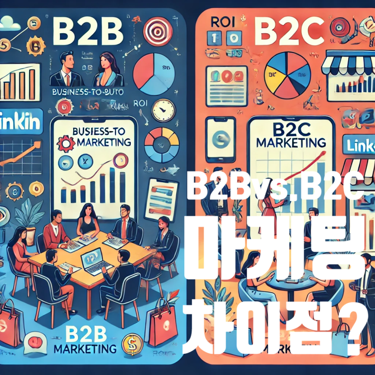 B2B vs B2C 마케팅: B2B와 B2C 개념과 주요 차이점 : 네이버 블로그