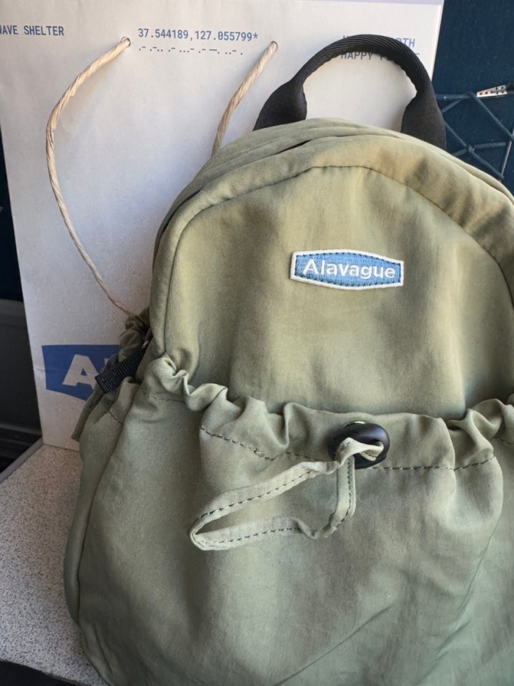 아라바그 듀공백 S 한남 쇼룸 Alavague 내돈내산 (춈미 백팩) : 네이버 블로그