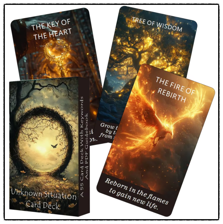 오라클 카드 Unknown Situation Card Deck 소개 : 네이버 블로그