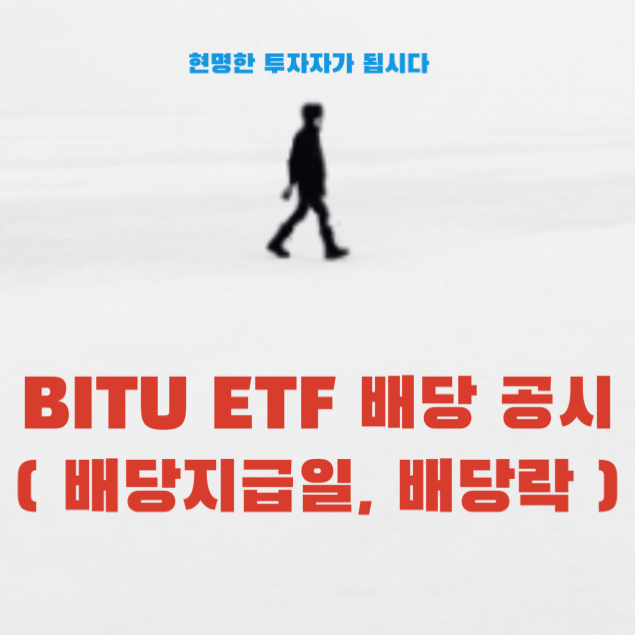 BITU ETF 배당 공시 ( 배당지급일, 배당락 ) : 네이버 블로그