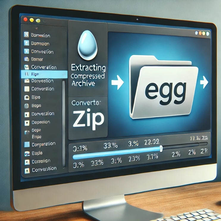 EGG 파일이 ZIP보다 불편한 이유? 쉽게 변환하는 법 🗂🔄 : 네이버 블로그