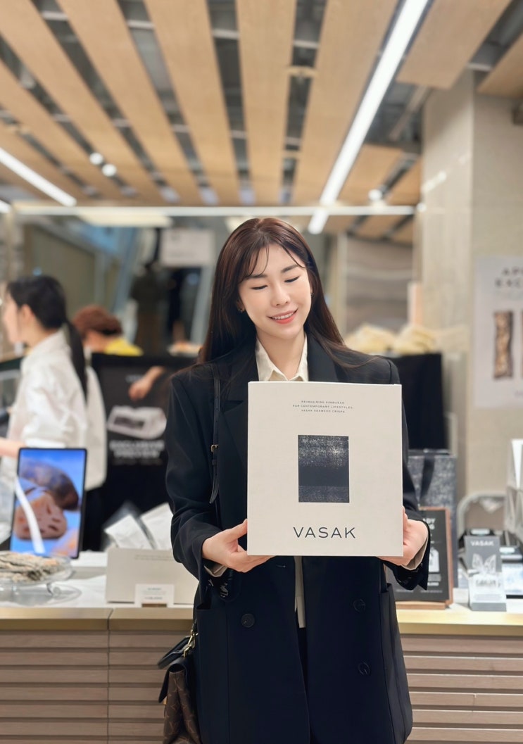 바삭김부각 압구정현대백화점 팝업스토어를 다녀왔어요 vasak김부각 김부각정보 : 네이버 블로그