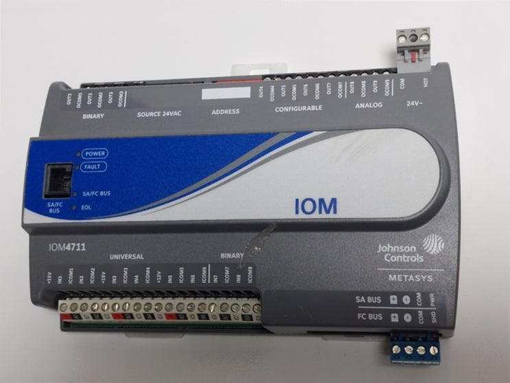 Johnson Controls METASYS MS-IOM4711-0 : 네이버 블로그