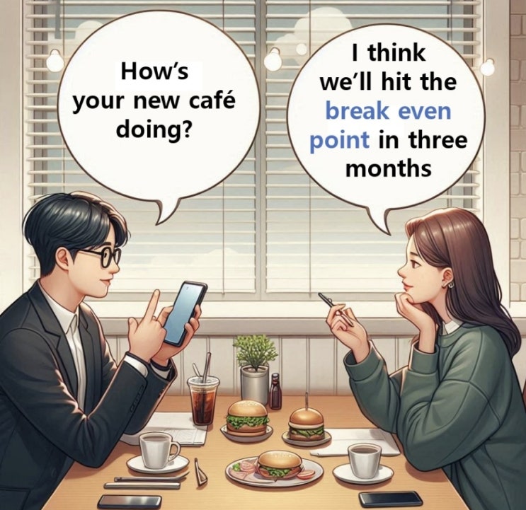 BEP Break even point 의미 뜻 손익분기점 비즈니스 영어 : 네이버 블로그