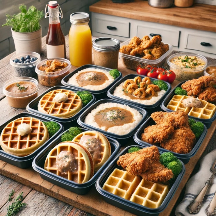 🍗🧇 미국 남부 스타일 브런치! 든든하고 진한 소울푸드의 매력 : 네이버 블로그