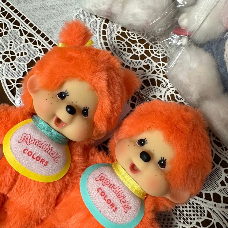 몬치치 COLORS 오렌지 소년 소녀- Monchhichi COLORS Keychain : 네이버 블로그