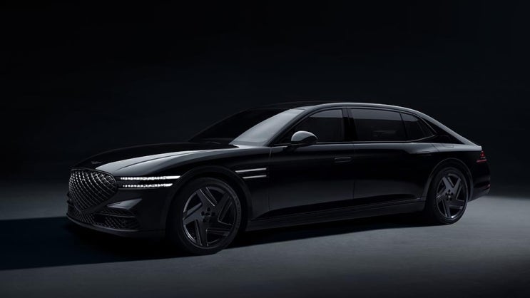 "검게 물 들였다" 제네시스, 2025년형 G90에 롱휠베이스 블랙 추가 : 네이버 블로그