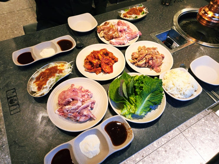 [강남] 숯불닭갈비 무제한 끝판왕 - 사계진미 : 네이버 블로그