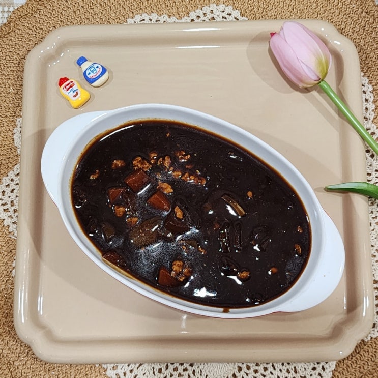 짜장밥 레시피 짜장소스 만들기 짜장가루 맛있게 짜장 만드는법 : 네이버 블로그