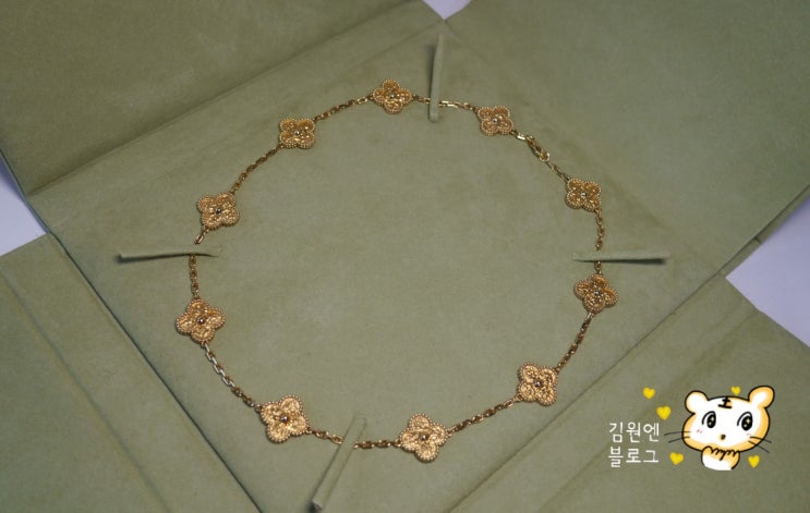 [VCA] 반클리프 10모티브 해머드 목걸이 /텐모티브 옐골 : 네이버 블로그