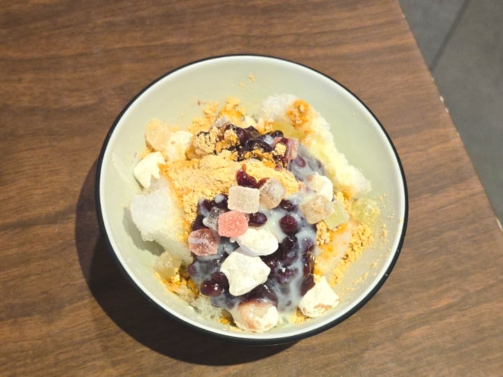 팥빙수 만들기 빙수기로 팥가득 옛날 인절미빙수 : 네이버 블로그