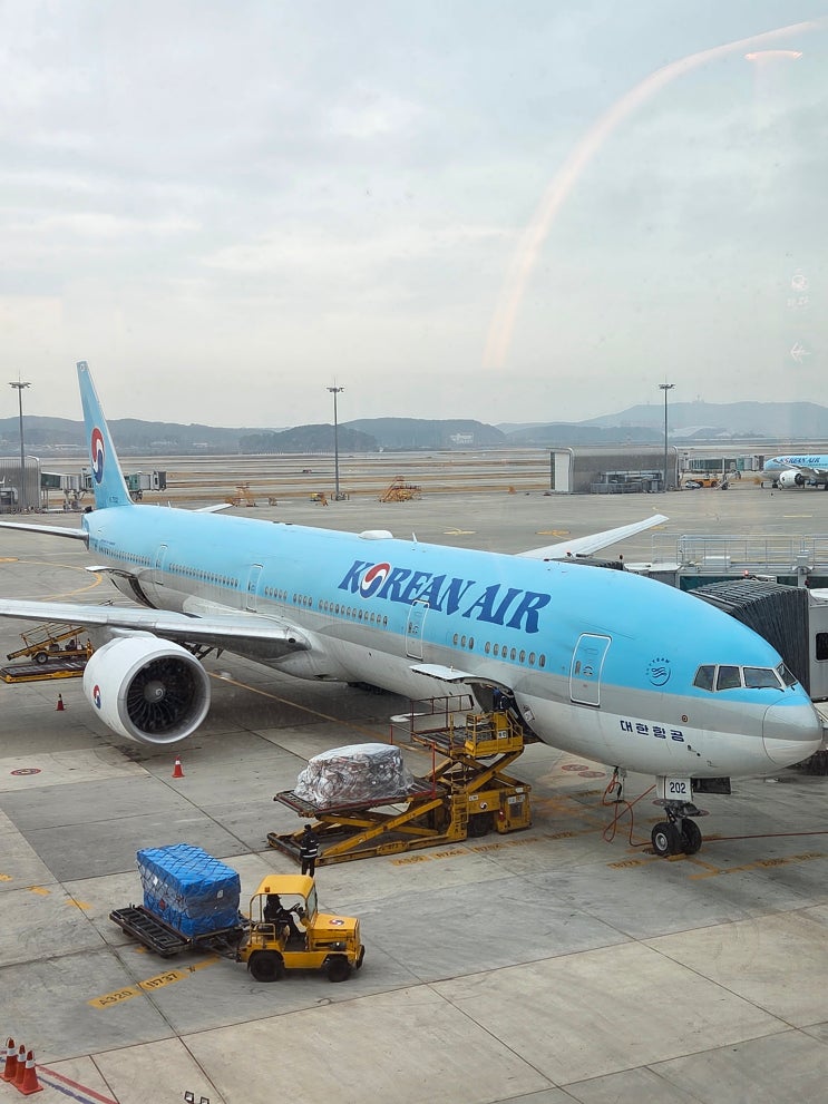 대한항공 KE907 인천-런던 탑승 후기 (수화물 추가규정, 좌석추천, 기내식) : 네이버 블로그