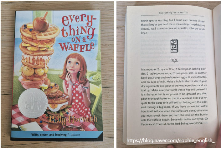 가족과 희망의 의미를 찾아서, Everything on a Waffle by Polly Horvath, 청소년추천도서 : 네이버 블로그