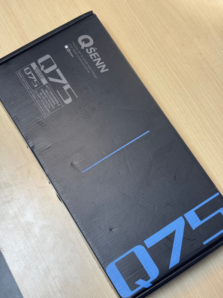 맥미니M4 구매후 추가지출 5탄:큐센Q75 바다소금축과 블루퍼플 퍼플축 기계식키보드~ 사용기 : 네이버 블로그